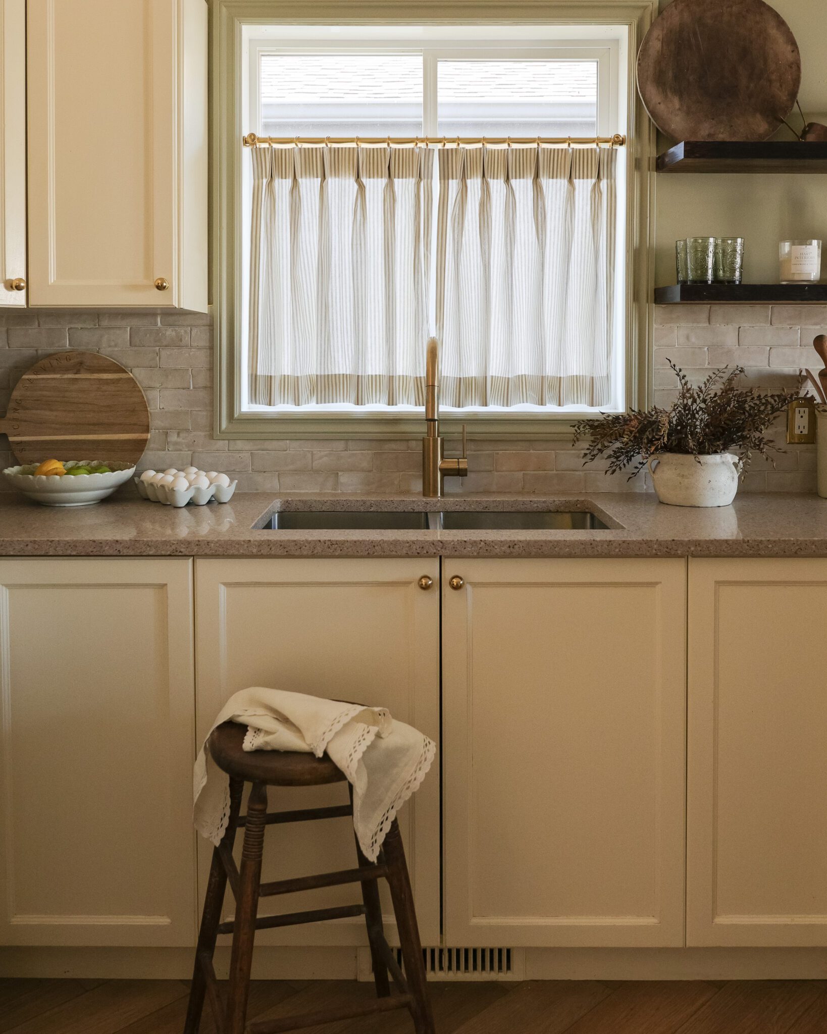 Hart Smith Stripes Cafe Curtains | Q Design